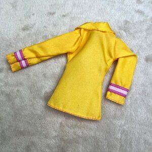 Mattel | Toys | Barbie Fashions Firefighter Jacket Hat Yellow Pink Fire ...